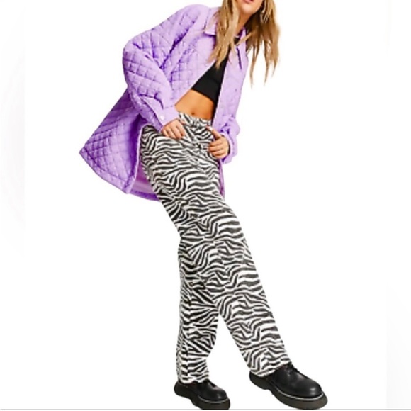 Topshop | Jackets & Coats | New With Tag Topshop Lilac Oversized ...